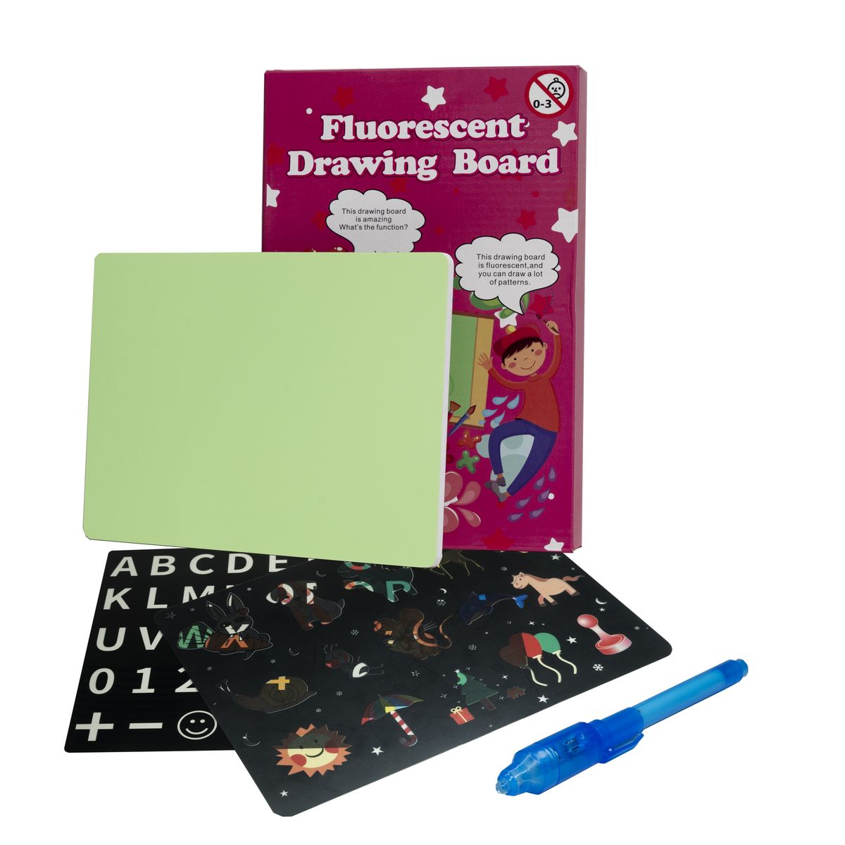 Fluorescent Light Writing Pad Children Drawing Board Educational | Shop ...