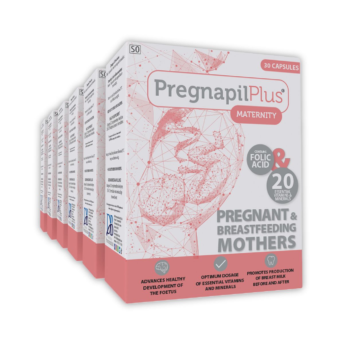 NEW Pregnapil Plus (30 Capsules) x 6 | Shop Today. Get it Tomorrow ...
