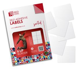 Redfern Bordered 6up A4 Self-Adhesive Labels 25 Sheets | Shop Today ...