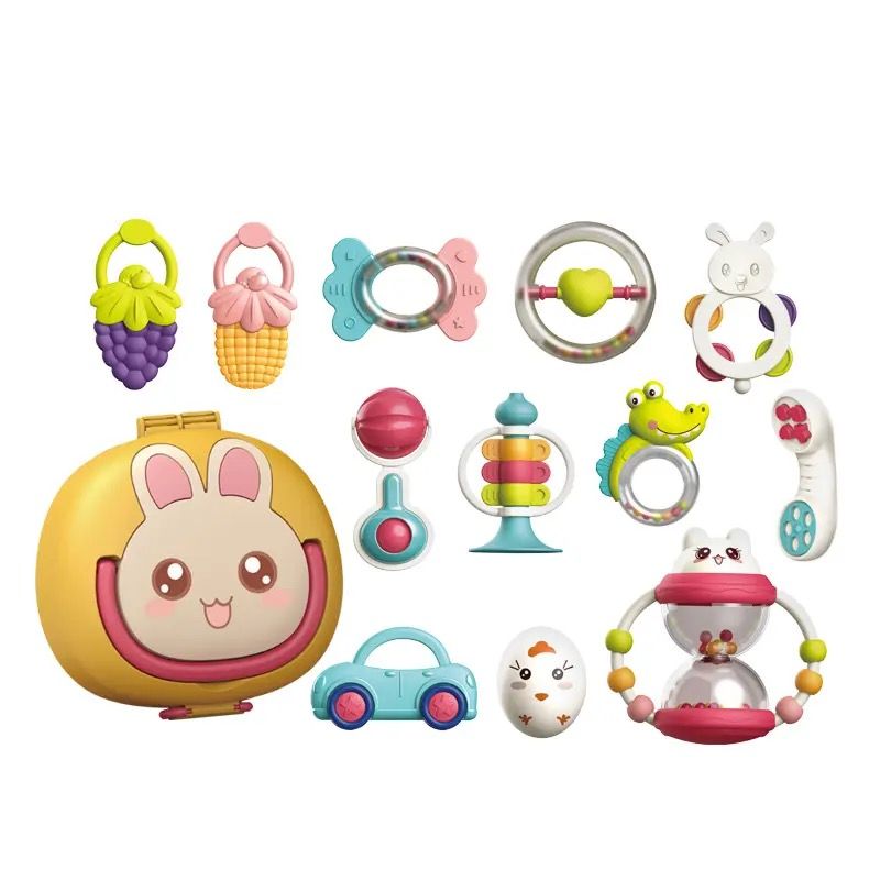 Rattle Set Rattle to Coax a Newborn Made Abs Plastic and Silicone ...