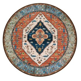 Decor Boho Round Rug Non-Slip Oriental Distressed Modern | Shop Today ...