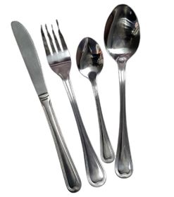 Cutlery set 24 Pieces Classic Stainless Steel - Tableware Essentials ...