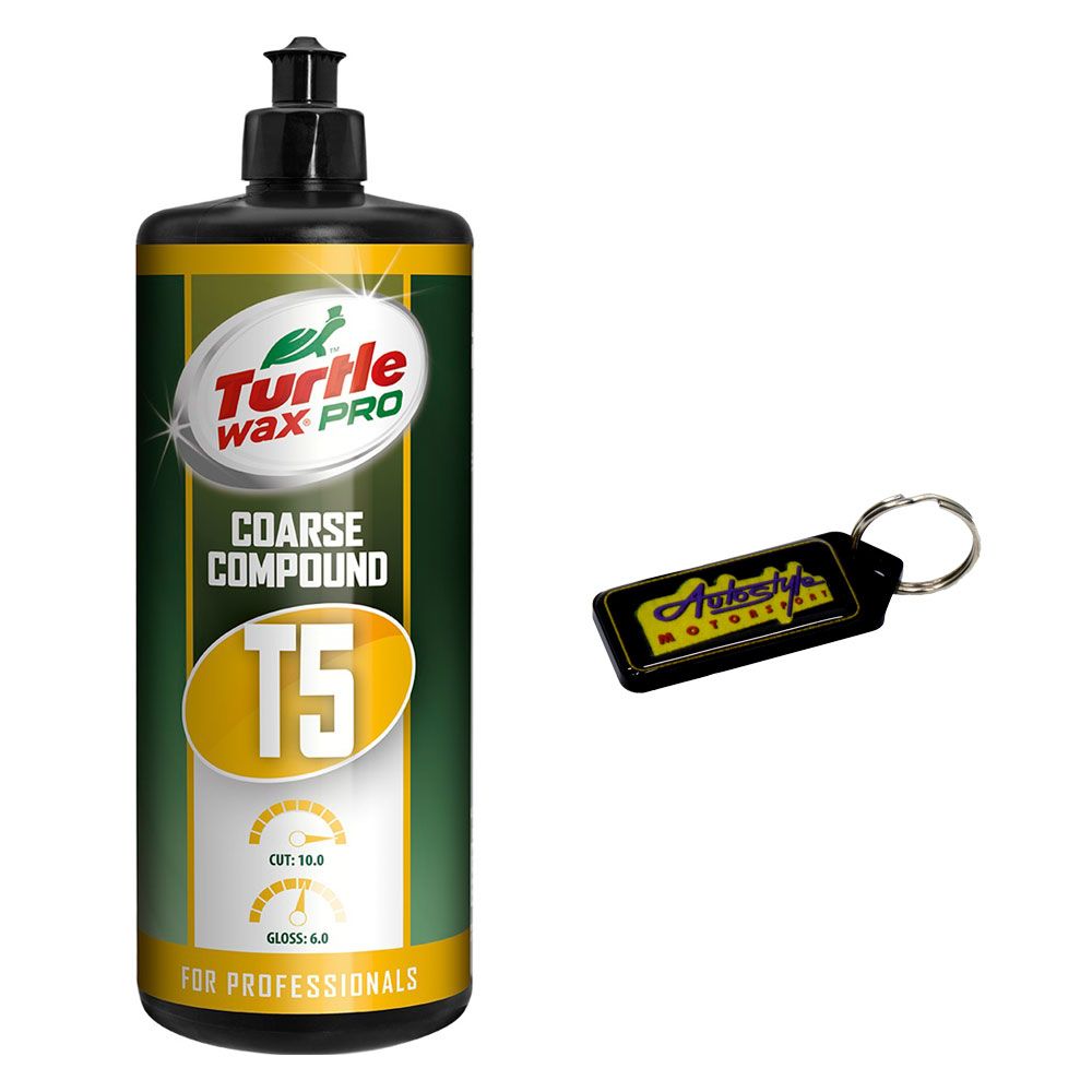 Turtle Wax T5 Coarse Cutting Compound - 1 Litre & Gel Key Holder | Shop ...