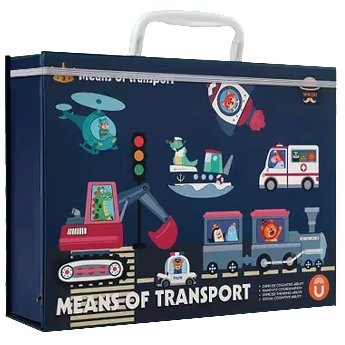 Magnetic Puzzle Box with Game Board - Transport | Shop Today. Get it ...