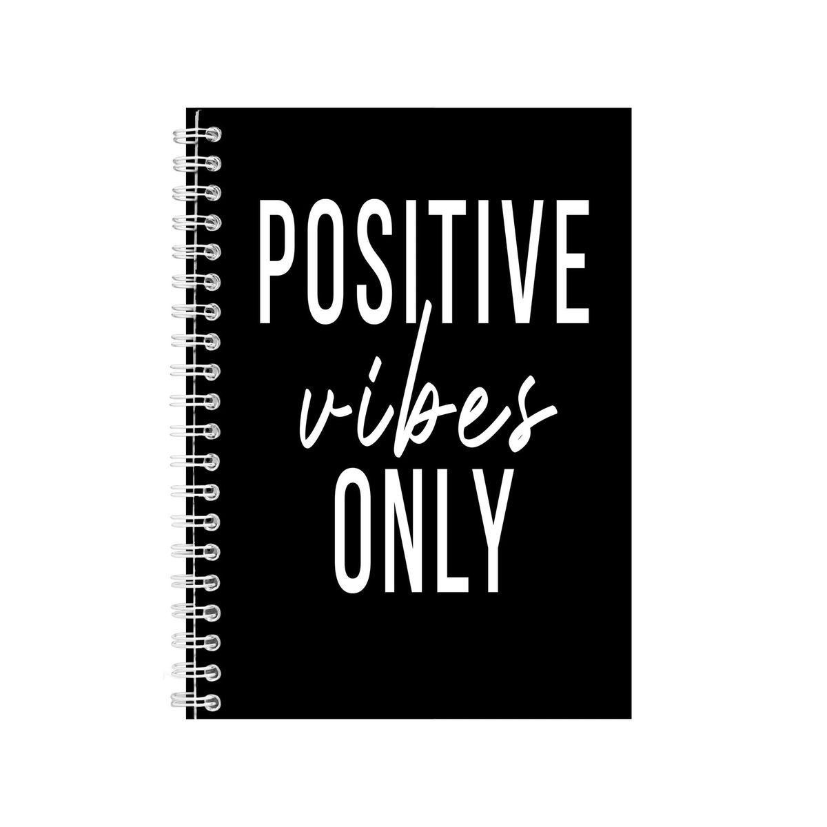 Vibes A5 Notebook Pad Lines Trendy Motivational Graphic Design Present ...