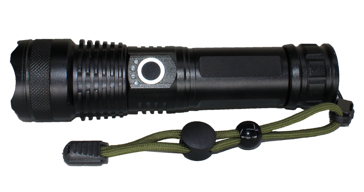 9000 Lumen Rechargeable Tactical Waterproof Aluminum Torch - 5 Light ...