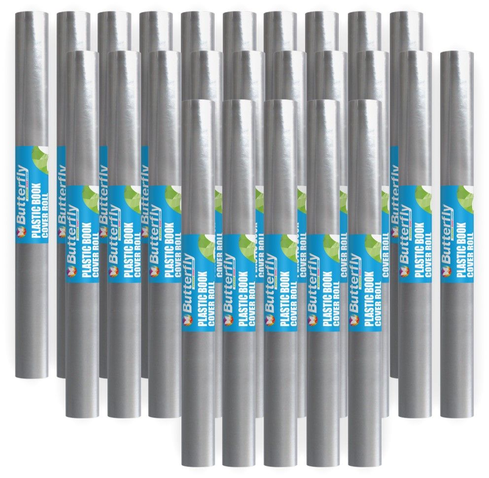 Butterfly Medium Duty Polyethylene Book Cover Roll - 3m x 450mm Pack of ...