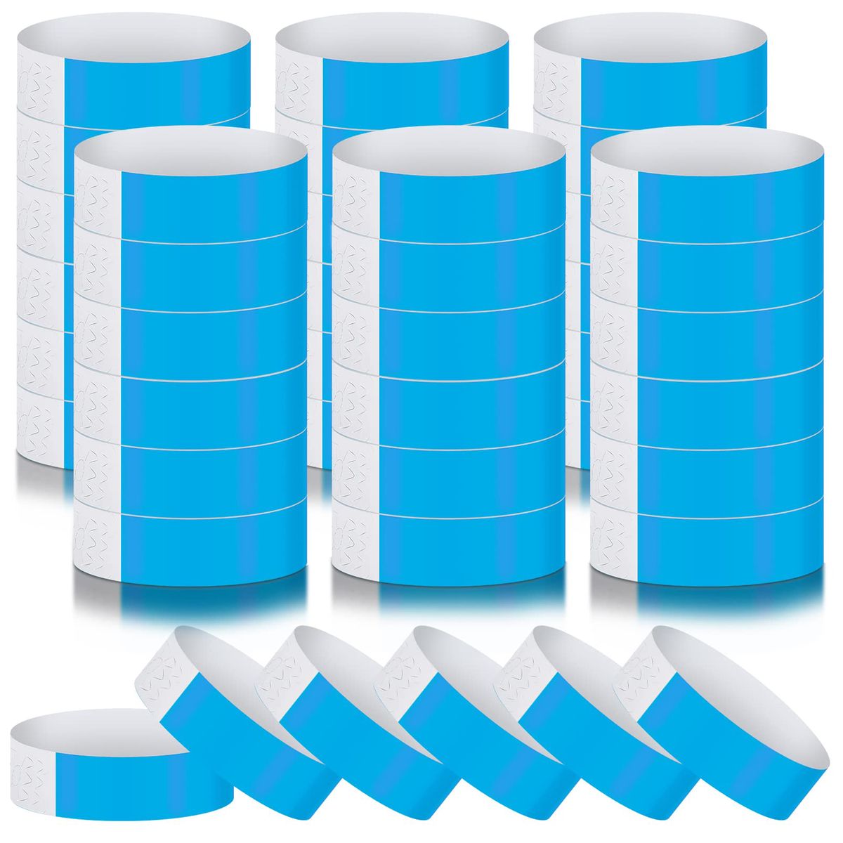 1000pcs Ticket Wristbands Events Wristband Paper Wrist Bands for Party ...