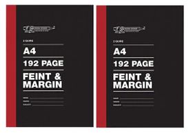 Freedom Stationary A4 192 Page Feint & Margin College Exercise Book - 2 ...