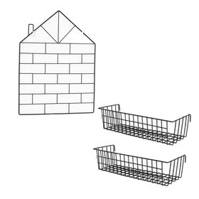 Decor Aesthetic Wall Grid Panel for Photo Display and Shelves (40cm ...