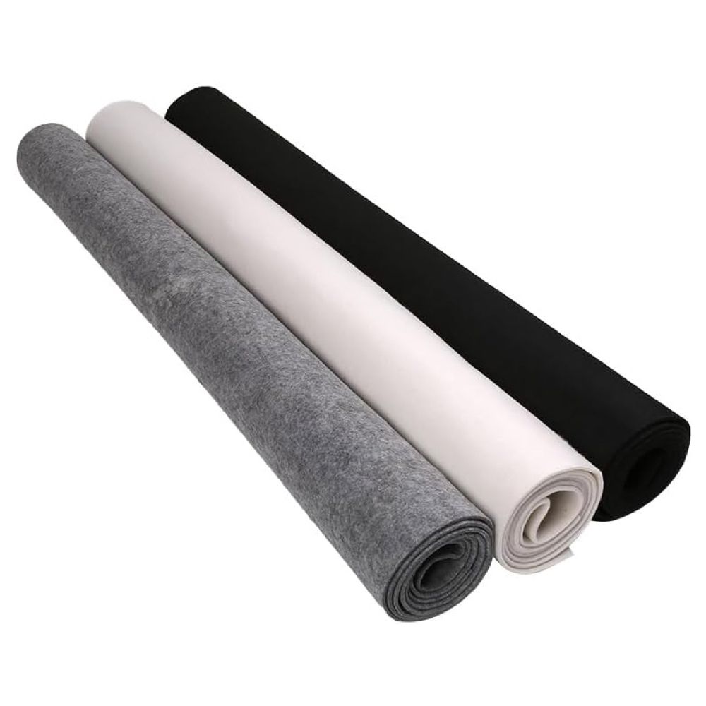 Craft DIY Felt Fabric Roll for Handicrafts & Patchwork Set of 3 (120cm ...