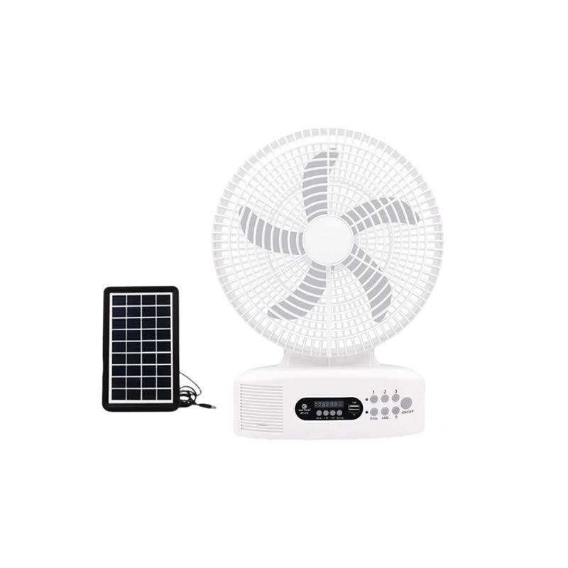 Portable Solar Powered Smart AC/ DC Rechargeable Fan | Shop Today. Get ...