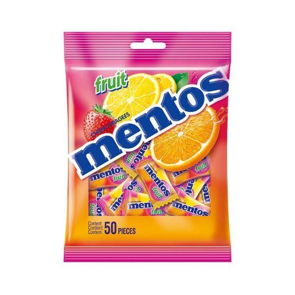 Mentos - Fruit Individuals - 20 x 50 Pieces (20 Packs) | Shop Today ...