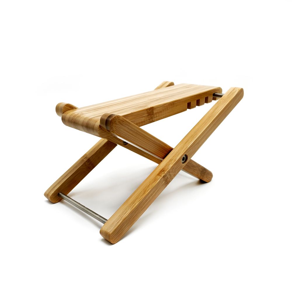 Foot Rest Stool | Guitar Step | Portable Adjustable | Wooden Foot Pedal ...