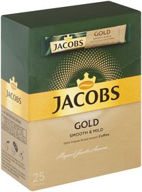 Jacobs Gold Instant Coffee Sticks - Pack of 25 x 1.8g Sachets | Shop ...