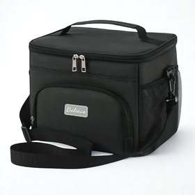 Believe Large Mesh Square Cooler Bag Lunch Bag Hot or Cold | Shop Today ...