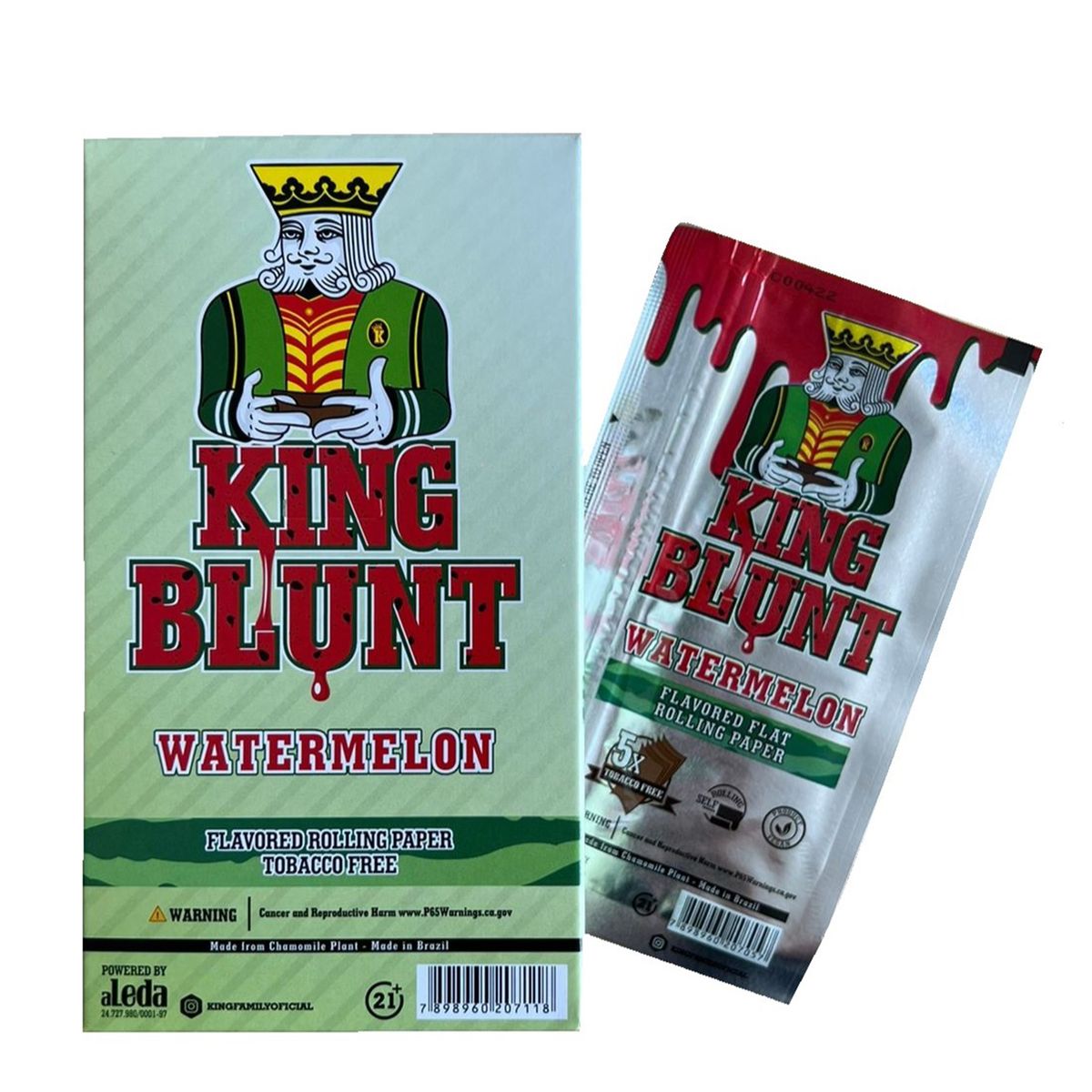 King Blunt Flavoured Flat Rolling Paper - Watermelon | Shop Today. Get ...