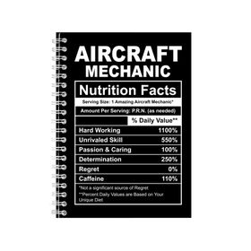 Aircraft Mechanic Wire Bound Notebook Writing Book Notepad | Shop Today ...