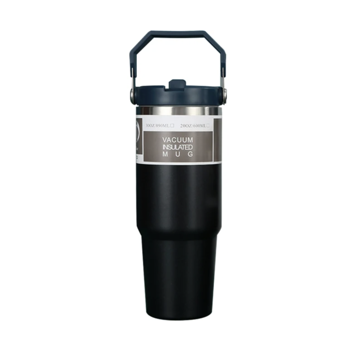 620ml Thermal Insulated Travel Mug With Carry Handle And Straw Shop