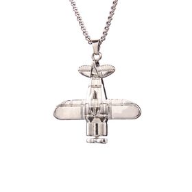 Personality Fighter Aircraft Pendant Necklace | Shop Today. Get it ...