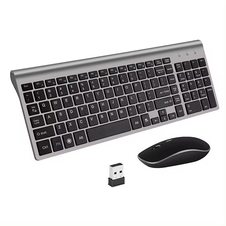 2.4G Wireless Keyboard & Mouse Set With Scissor Switch Keys - Black ...