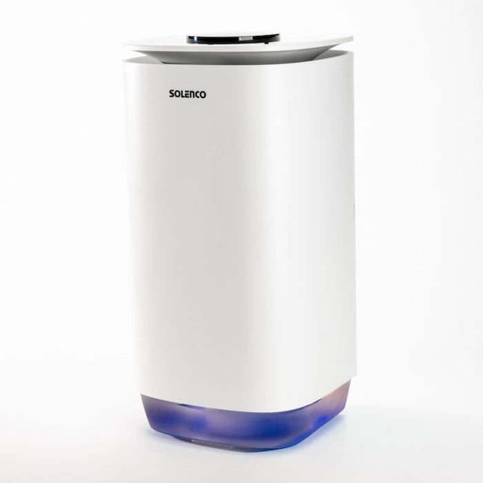 Solenco Mist-Free Humidifier & Air Purifier with HEPA, UVC & 8L Tank ...