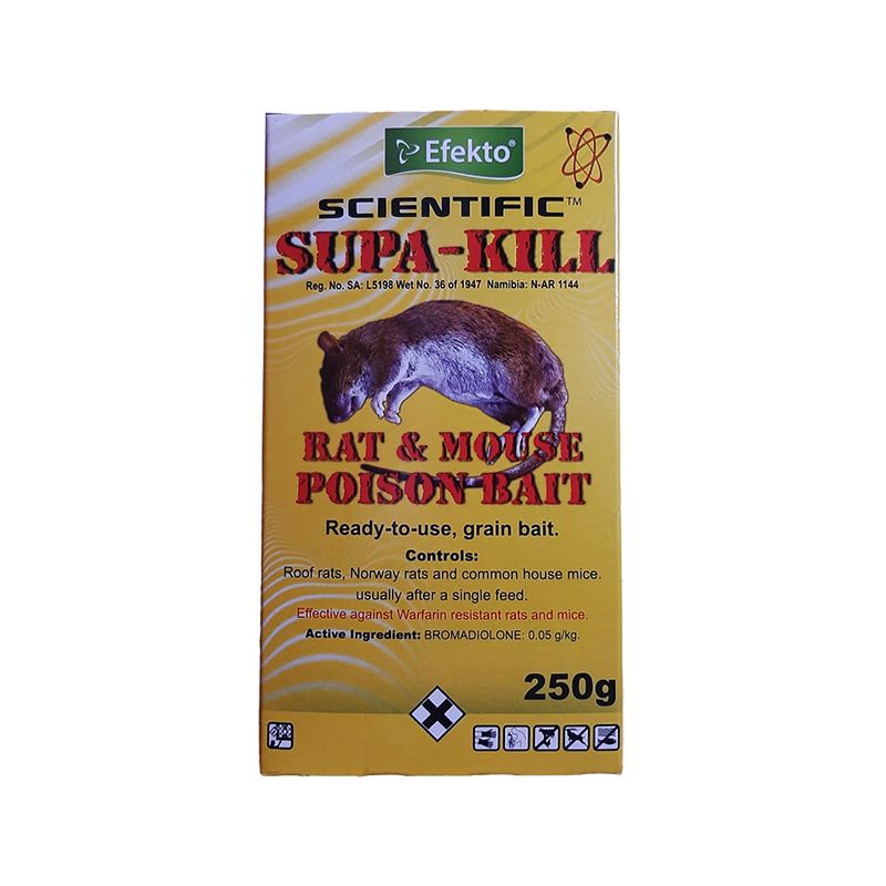 EFEKTO Supa-Kill Rat & Mouse Poison Bait 250g | Shop Today. Get it ...