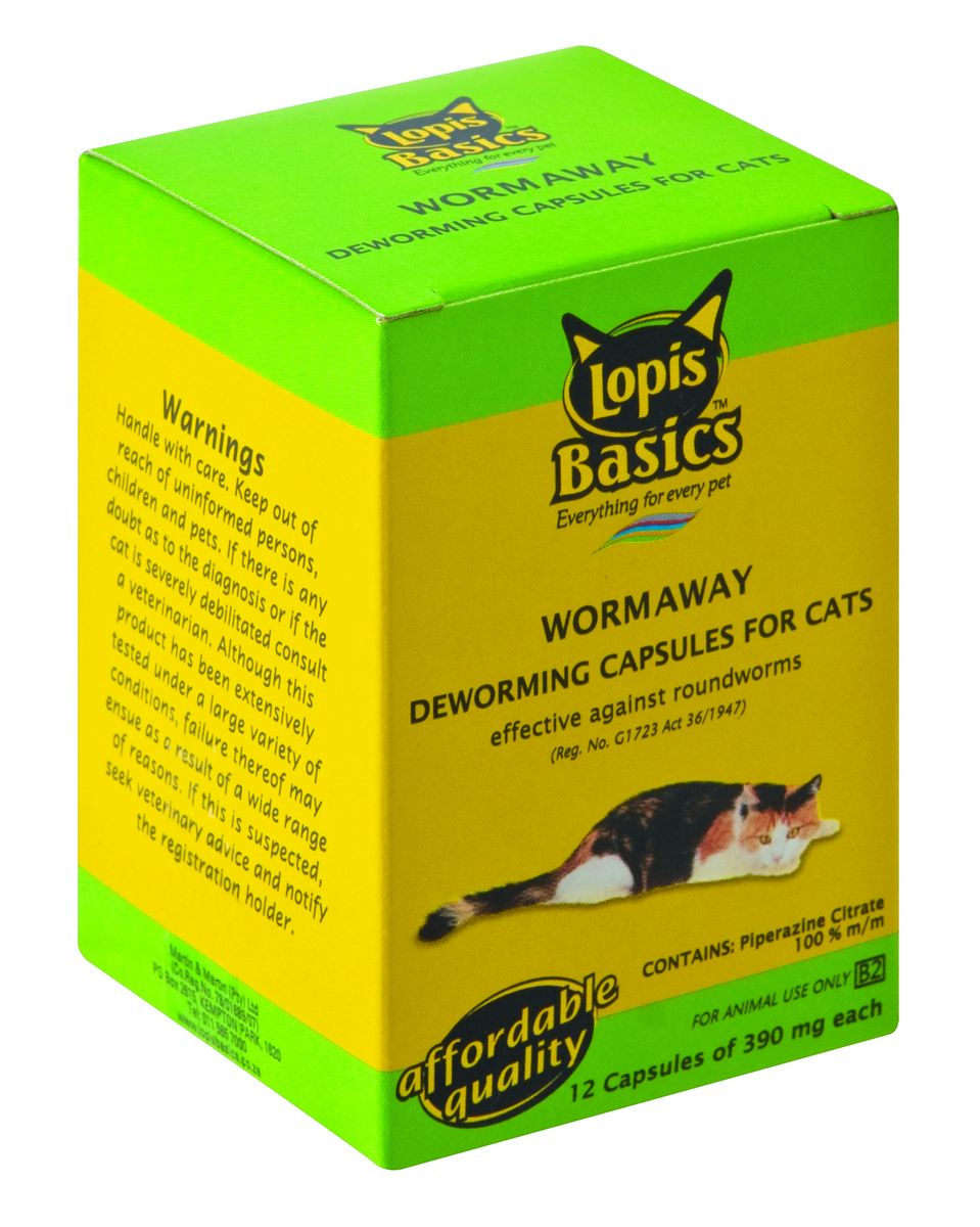 Lopis Worm Away for Cats 12's | Shop Today. Get it Tomorrow! | takealot.com