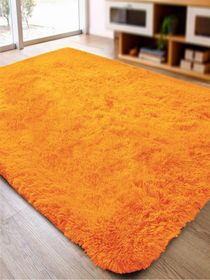 Orange Fluffy Shaggy Rug/Carpet (200cmx150cm) | Shop Today. Get it ...