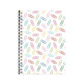 Clips A5 Notebook Spiral and Lined Back To School Graphic Notepad Gift ...