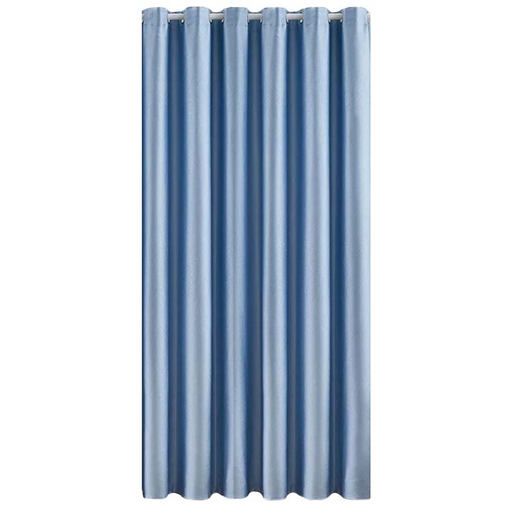 Matoc Designs - Readymade Curtain - Shimmer 100% Blackout - Light Blue ...