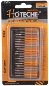 Hoteche 20-Piece Diamond Burr Set | Shop Today. Get it Tomorrow ...