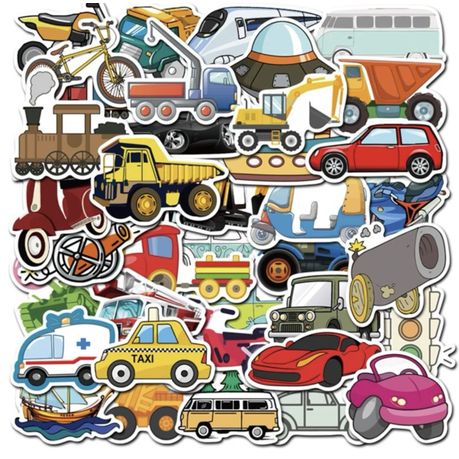 Top 136 + Cartoon car stickers - Delhiteluguacademy.com