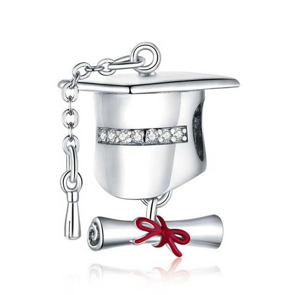 Graduation Cap Cubic Zirconia Charm | Shop Today. Get it Tomorrow ...