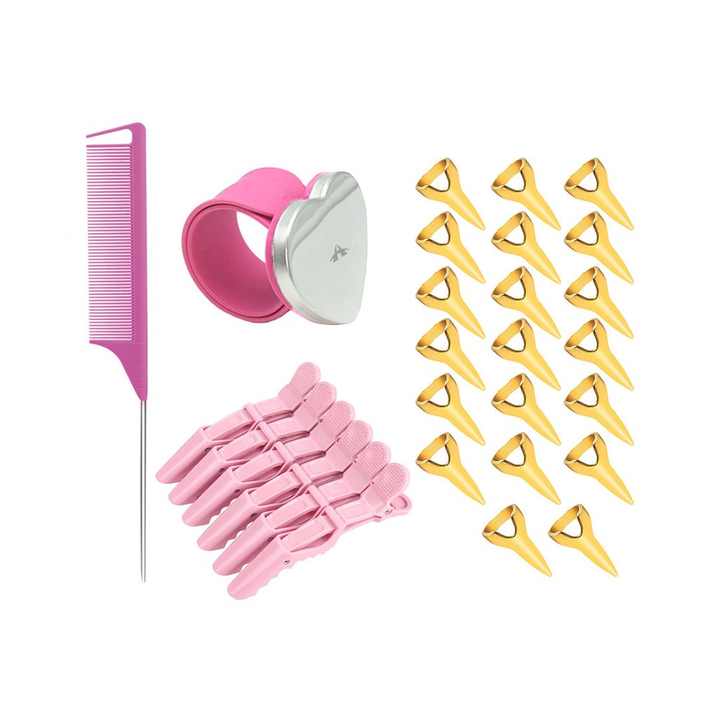 28 Pieces Hair Parting Rings Kit Hair Braiding Tools Kit | Shop Today ...