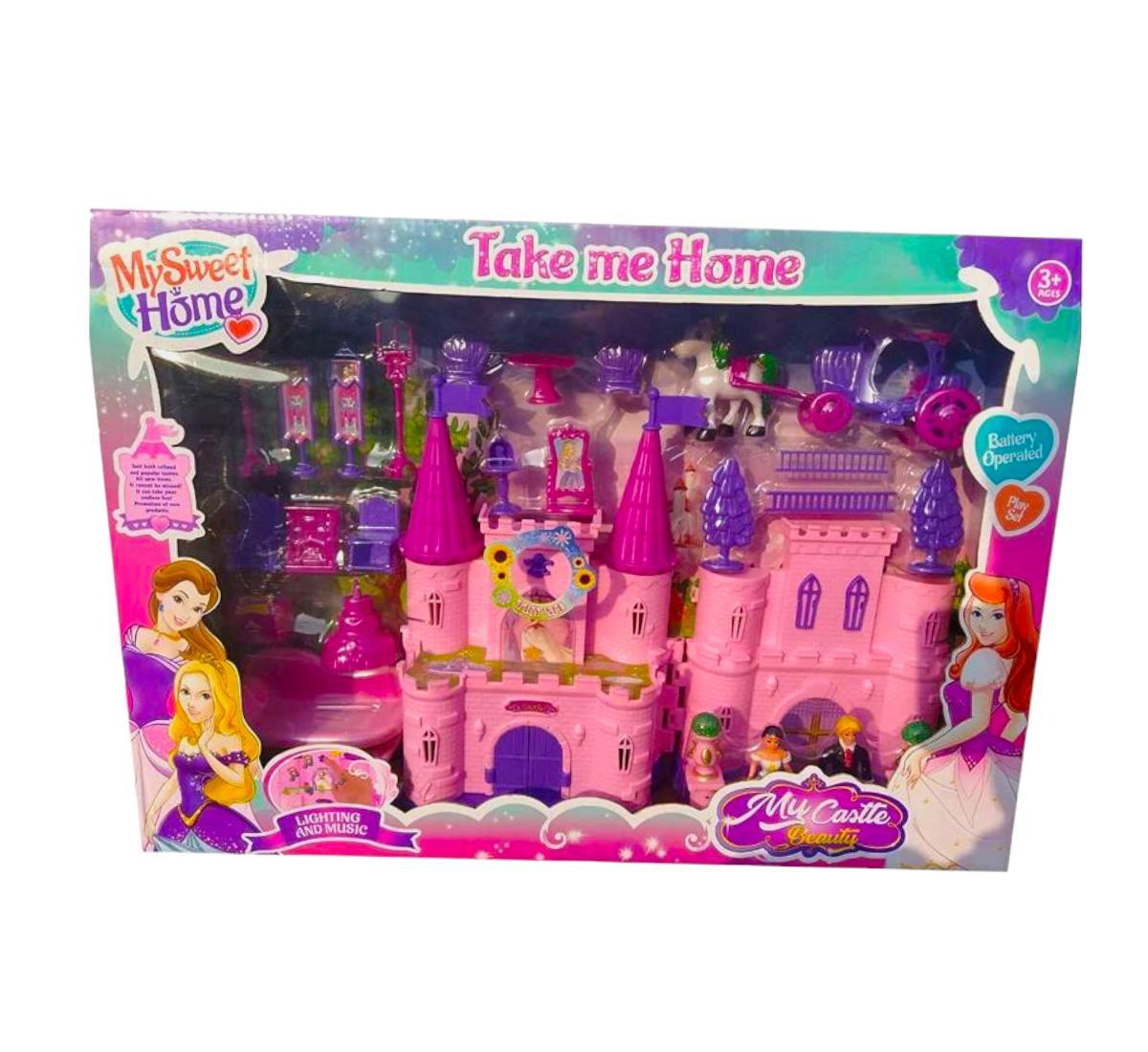 Pink Princess Doll House Play Set | Shop Today. Get it Tomorrow ...