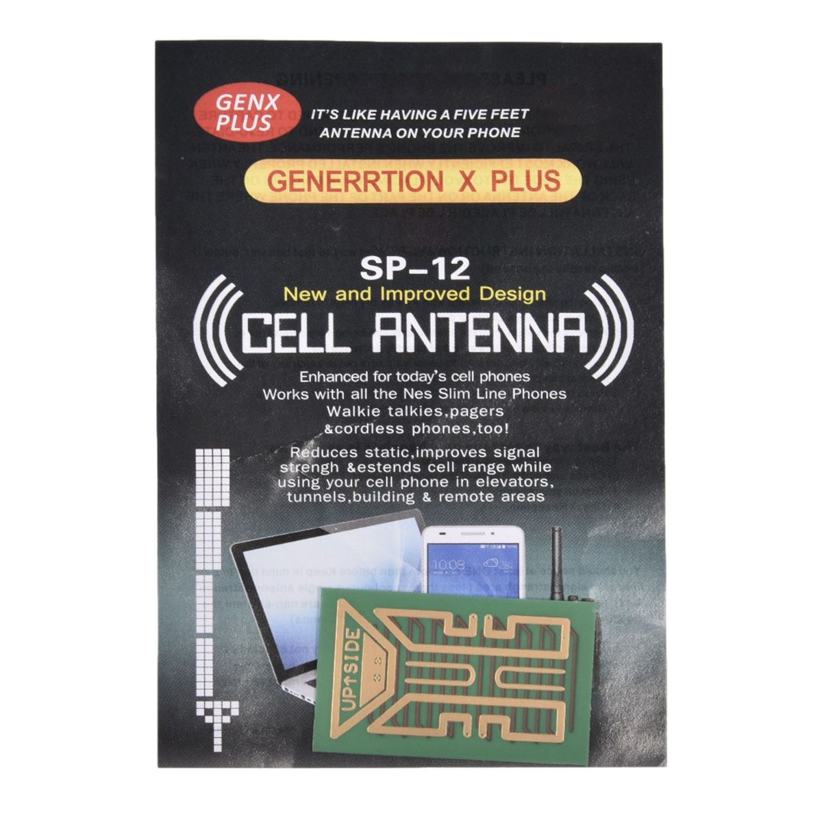 Mobile Phone Signal Enhancement Sticker Wireless Signal Network Booster ...