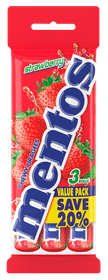 Mentos Candy Rolls Multipack 3s Strawberry 100g | Shop Today. Get it ...
