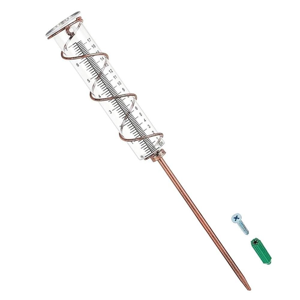 Garden Spiral Rain Gauge Lawn Glass Rain Meter | Shop Today. Get it ...