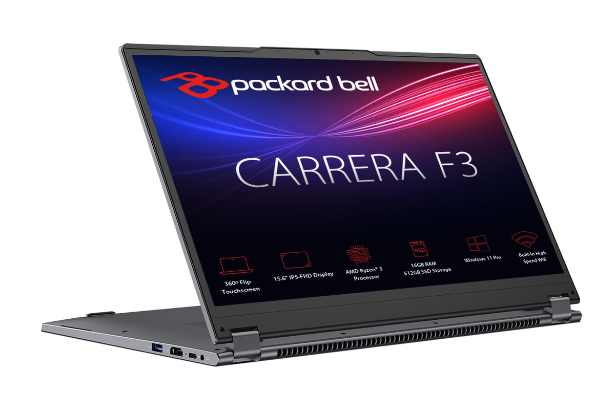 Packard Bell Carrera Flex 3 AMD Ryzen 3 16GB RAM 512GB SSD Laptop ...