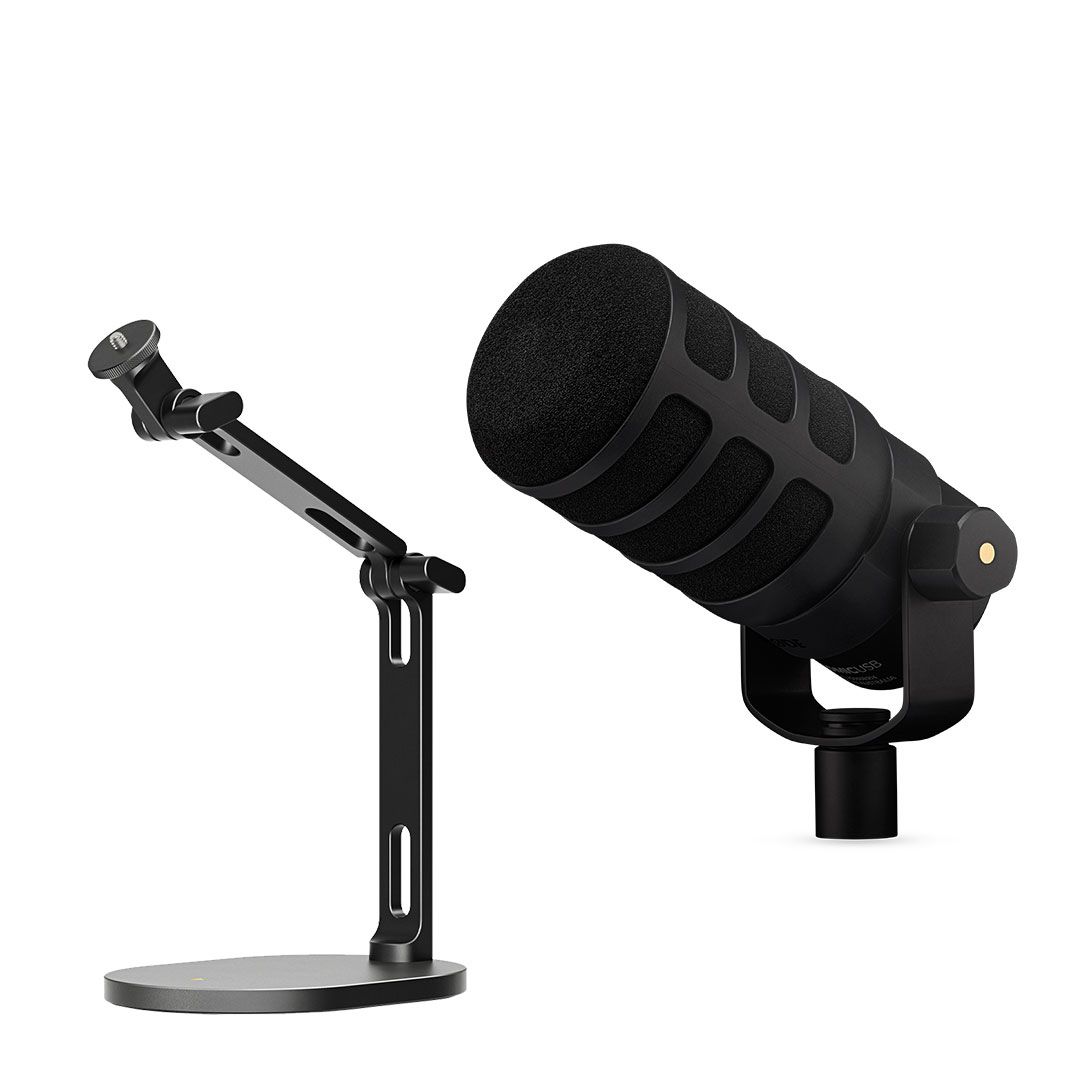 Rode Podcasting Bundle - PodMic USB with DS2 Desk Stand | Shop Today ...