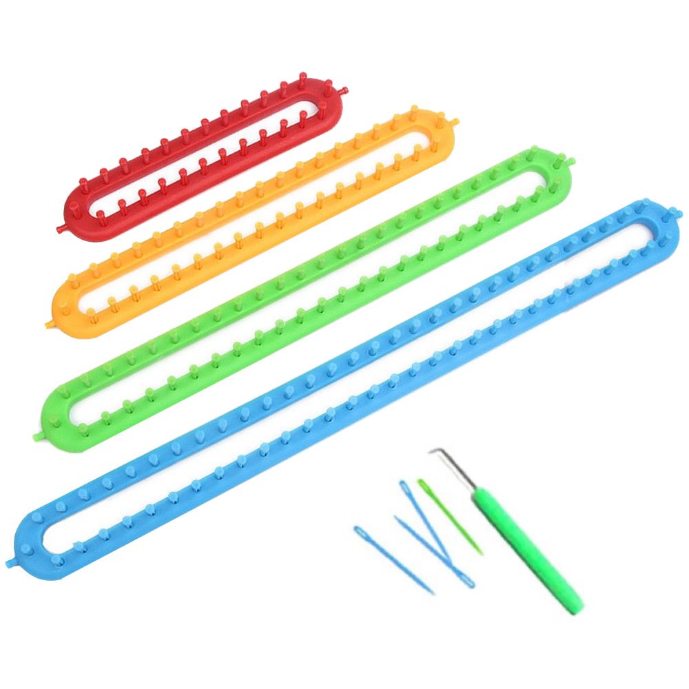 Craft Loom Brigading Weaving Stitching Hand Tool Set Of 4 - Dense Teeth ...