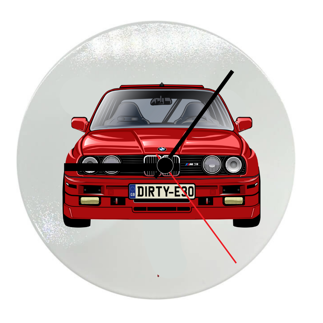 E30 White Ceramic Battery Powered Analogue Wall Clock | Shop Today. Get ...