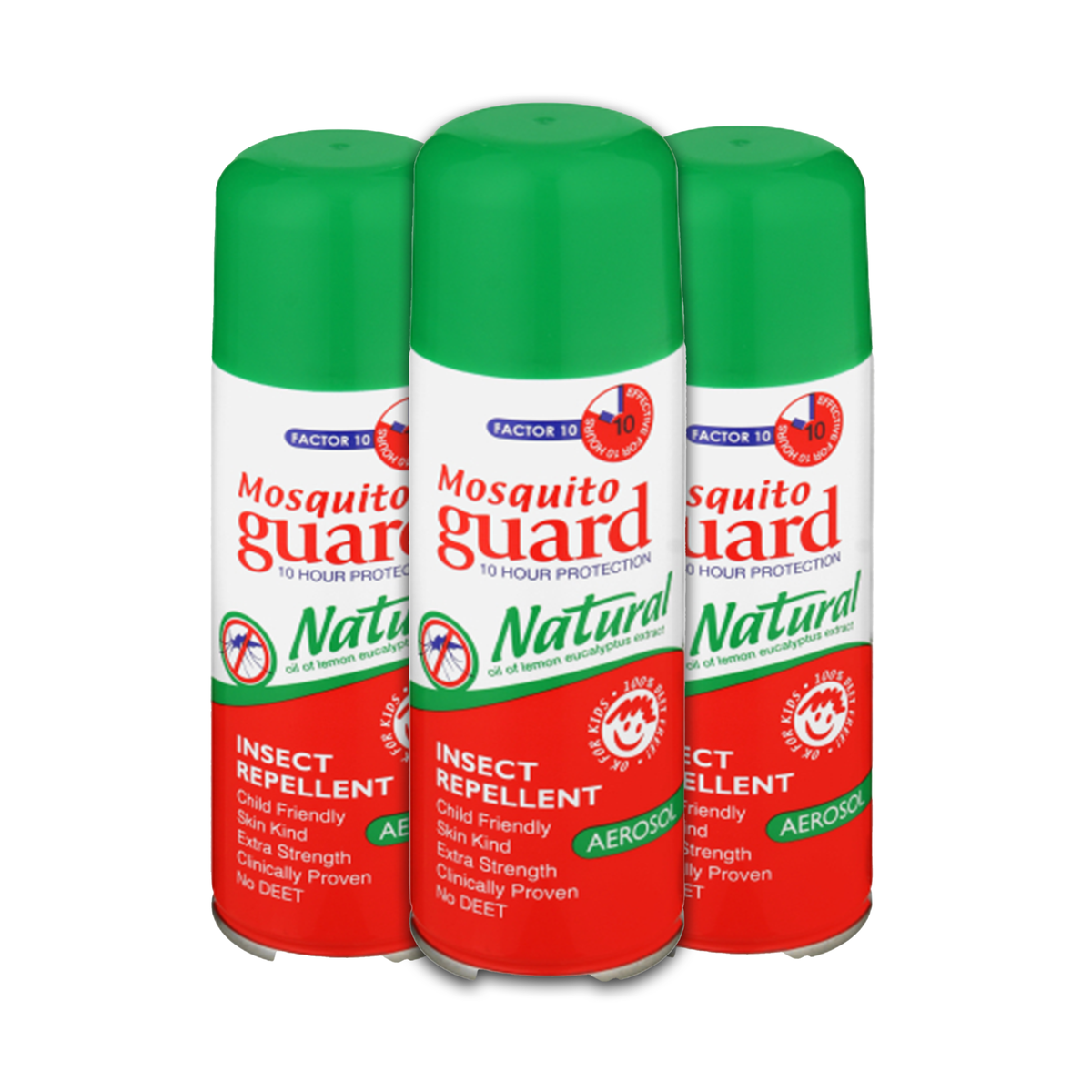 Value Tree Mosquito Guard (10hr Protection) Natural Spray (3 Pack ...