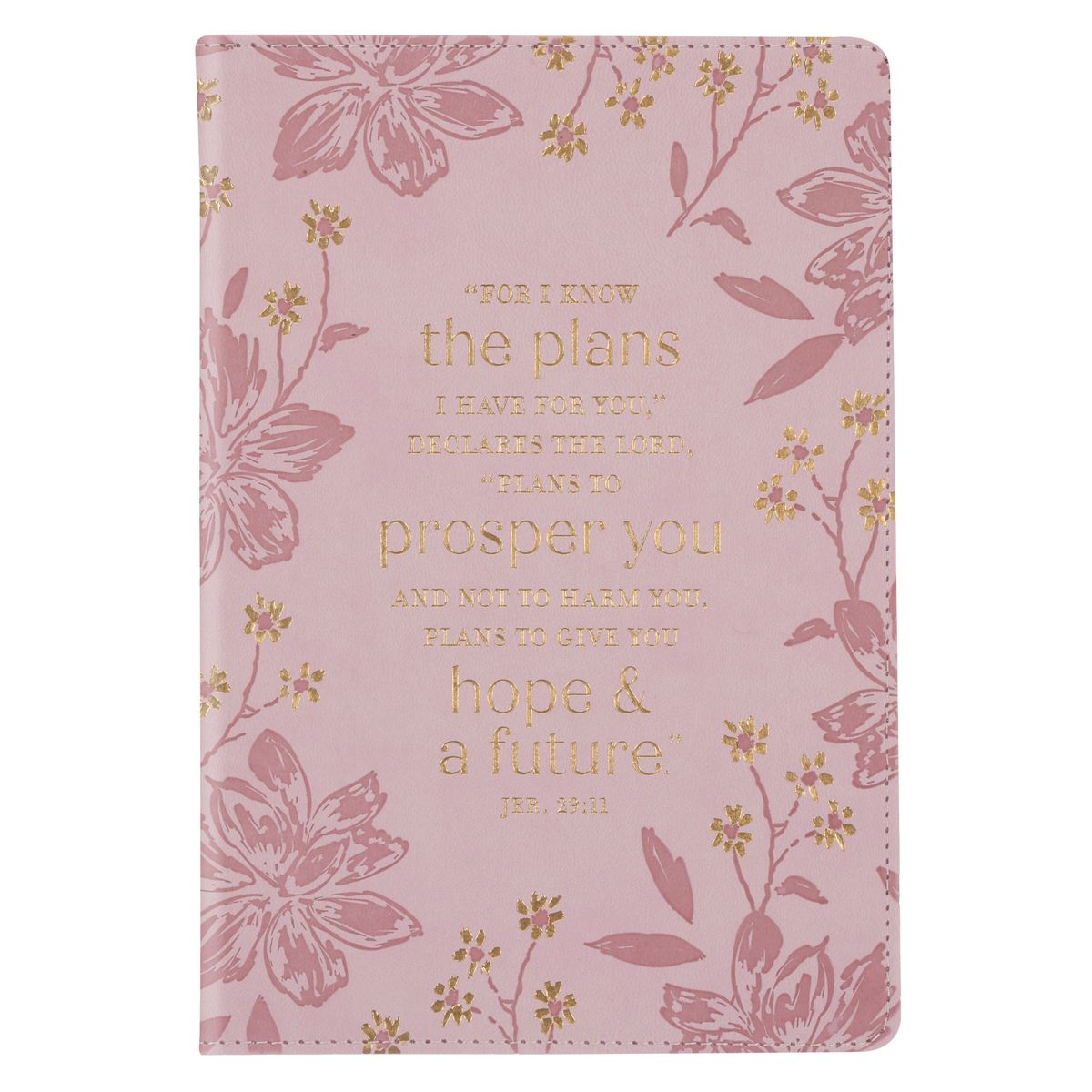 Faux Leather Journal - I Know the Plans, Pink, Floral | Shop Today. Get ...