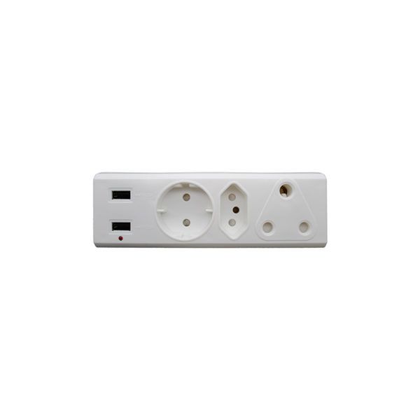 1 x Ausma 3 Way Adaptor Plug R-21 USB | Shop Today. Get it Tomorrow ...