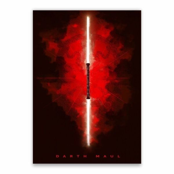 Darth Maul Light Saber Poster - A1 | Shop Today. Get it Tomorrow ...