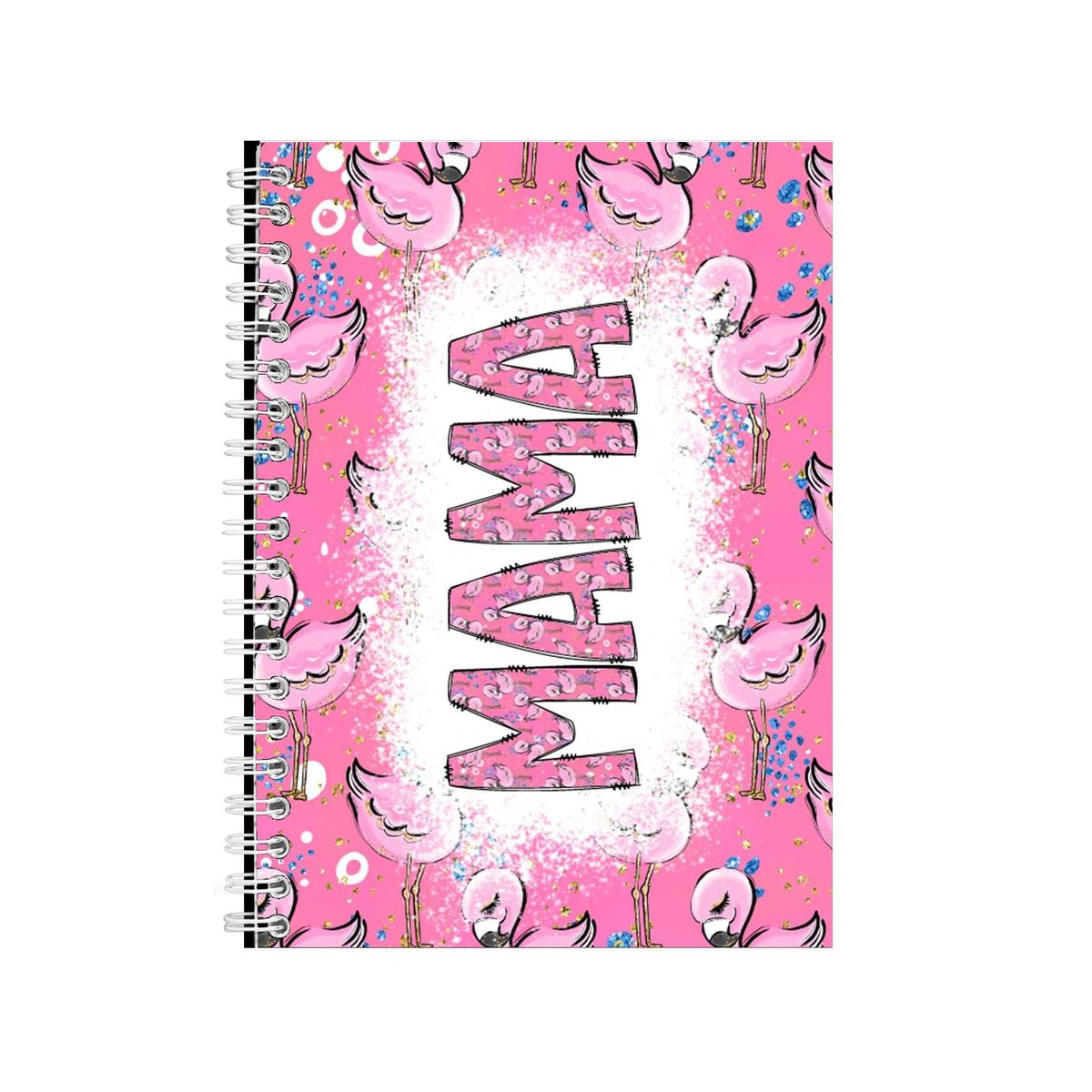 Cute Pink Flamingo Mom Notebook Mother's Day Gift Idea Notepad Pad 83 ...