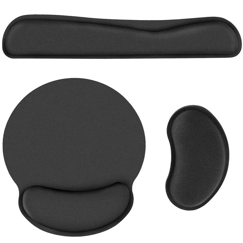 3 in 1 Ergonomic Mouse and Keyboard Pad with Wrist Pad | Shop Today ...