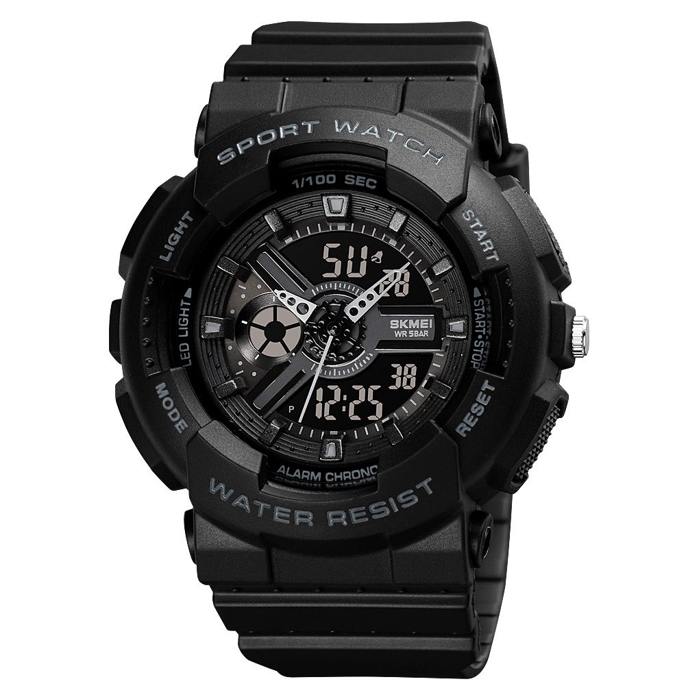 Men's Military Dual Time Chronograph Stopwatch Watch - 1689 | Shop ...